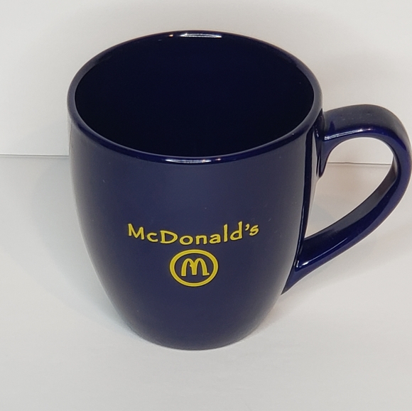 McDonald's | Dining | Mcdonalds Blue Mug With Golden Arches | Poshmark